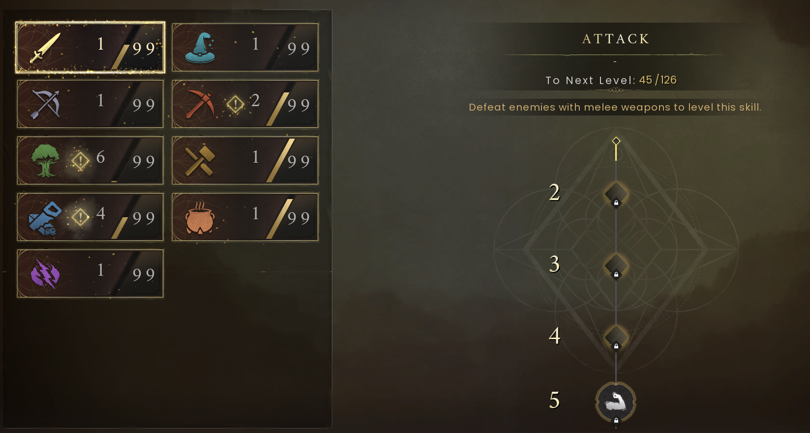 Skills and the Skill Tree – RuneScape: Dragonwilds